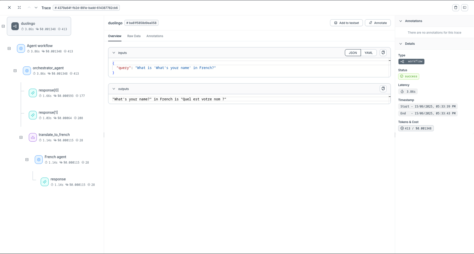Tracing and Observability for OpenAI Agents SDK with Agenta - Docs - Agenta