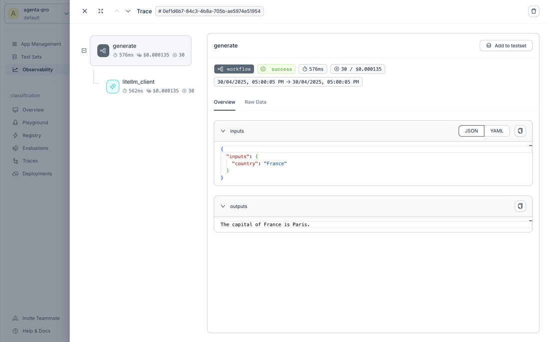 Invoke Prompt (Proxy LLM Calls) - Docs - Agenta